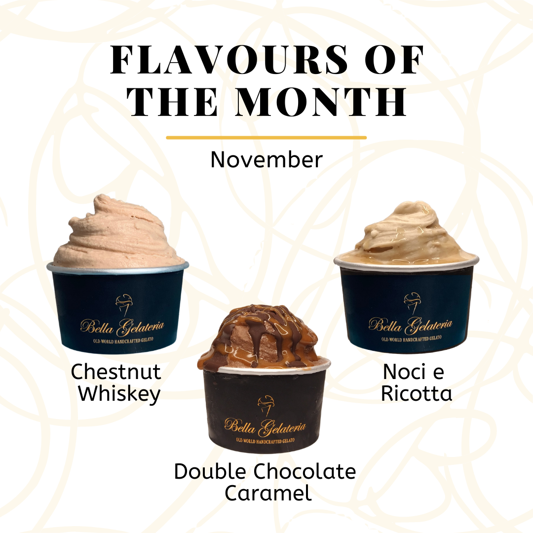 November Flavors of the Month – Bella Gelateria