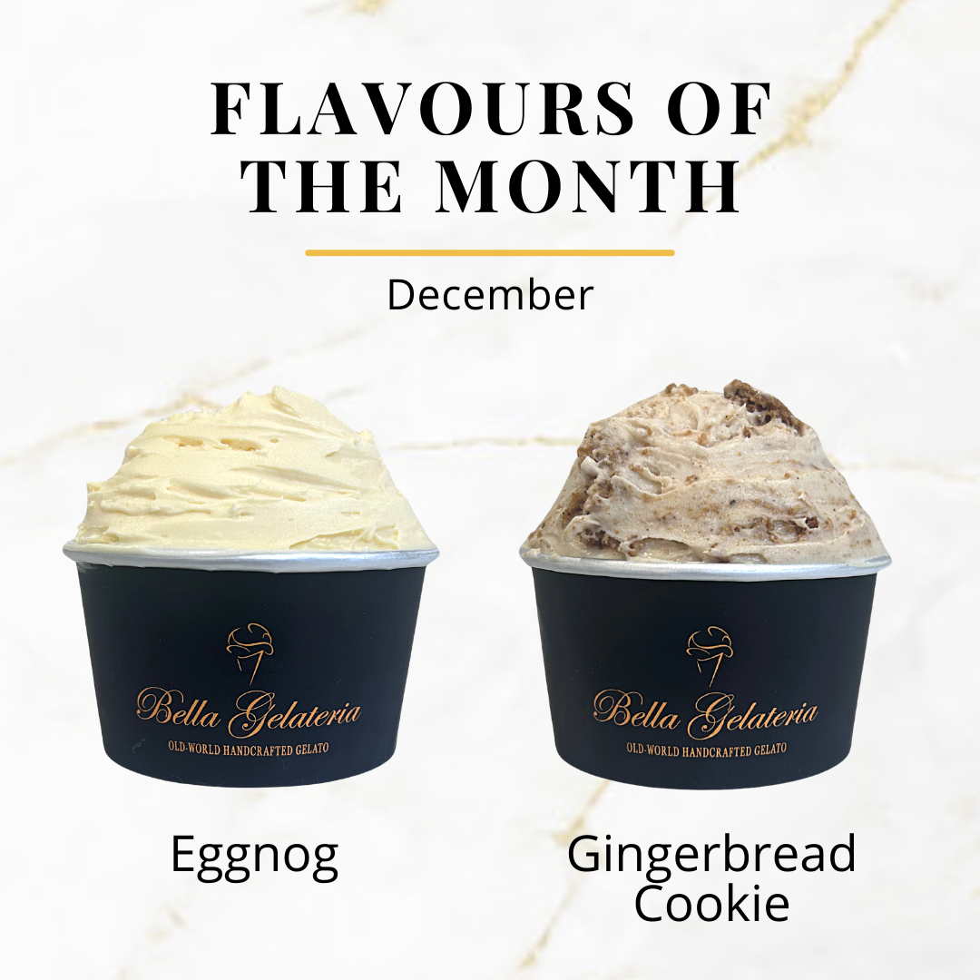The Festive Magic with Our Eggnog and Gingerbread Gelato - Bella Gelateria